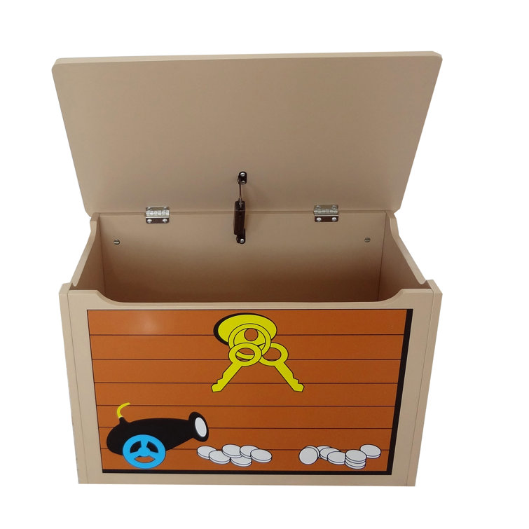 Treasure chest toy box cardboard store